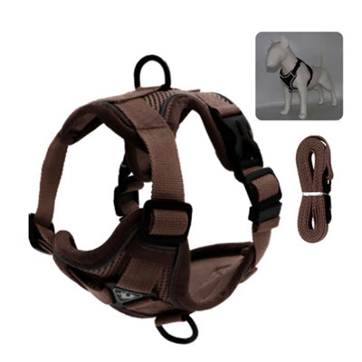 Tough 4 Point Adjustable Slipover Treks & Trails Action Harness Lead S ...