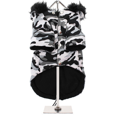 Urban Pup Small Dog Coat Urban Camouflage Fishtail Parka – My Chi and Me