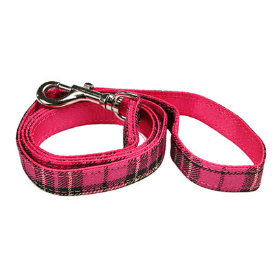 Urban Pup Fuchsia Pink Tartan Lead – My Chi and Me